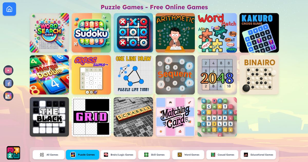 Gratis Puzzel Games Online - Brain Training & Logic Challenges OnlineGameWeb | OnlineGameWeb