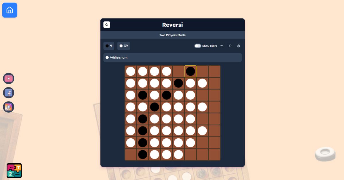 Jugar Reversi Juega gratis en línea - Classic Othello Strategy ...