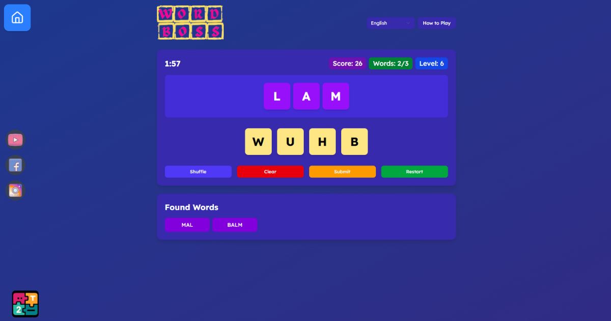 Gioca a Word Boss Gioco Online Gratis - Ultimate Word Challenge Puzzle ...